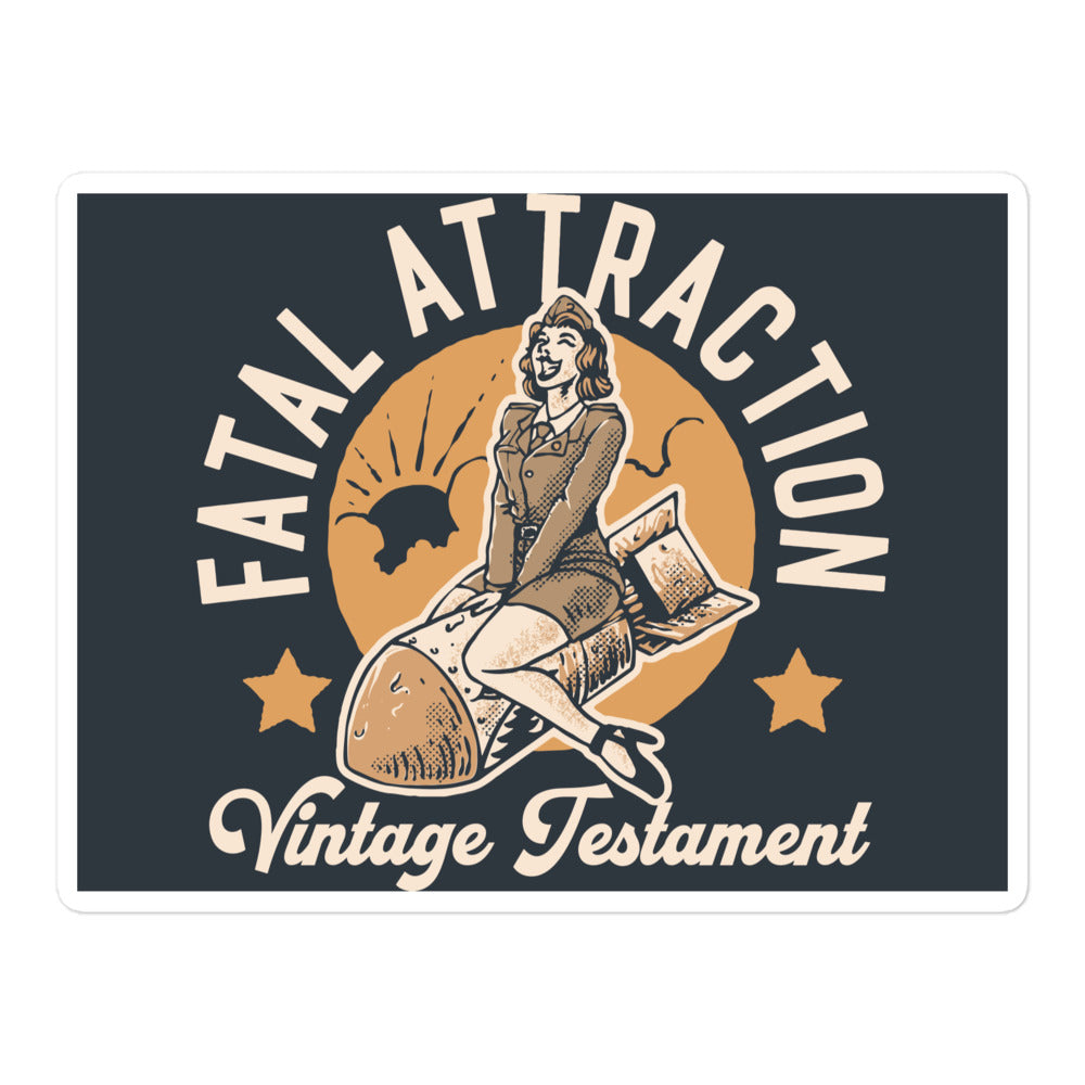 Fatal Attraction Vinyl Sticker – Vintage Testament